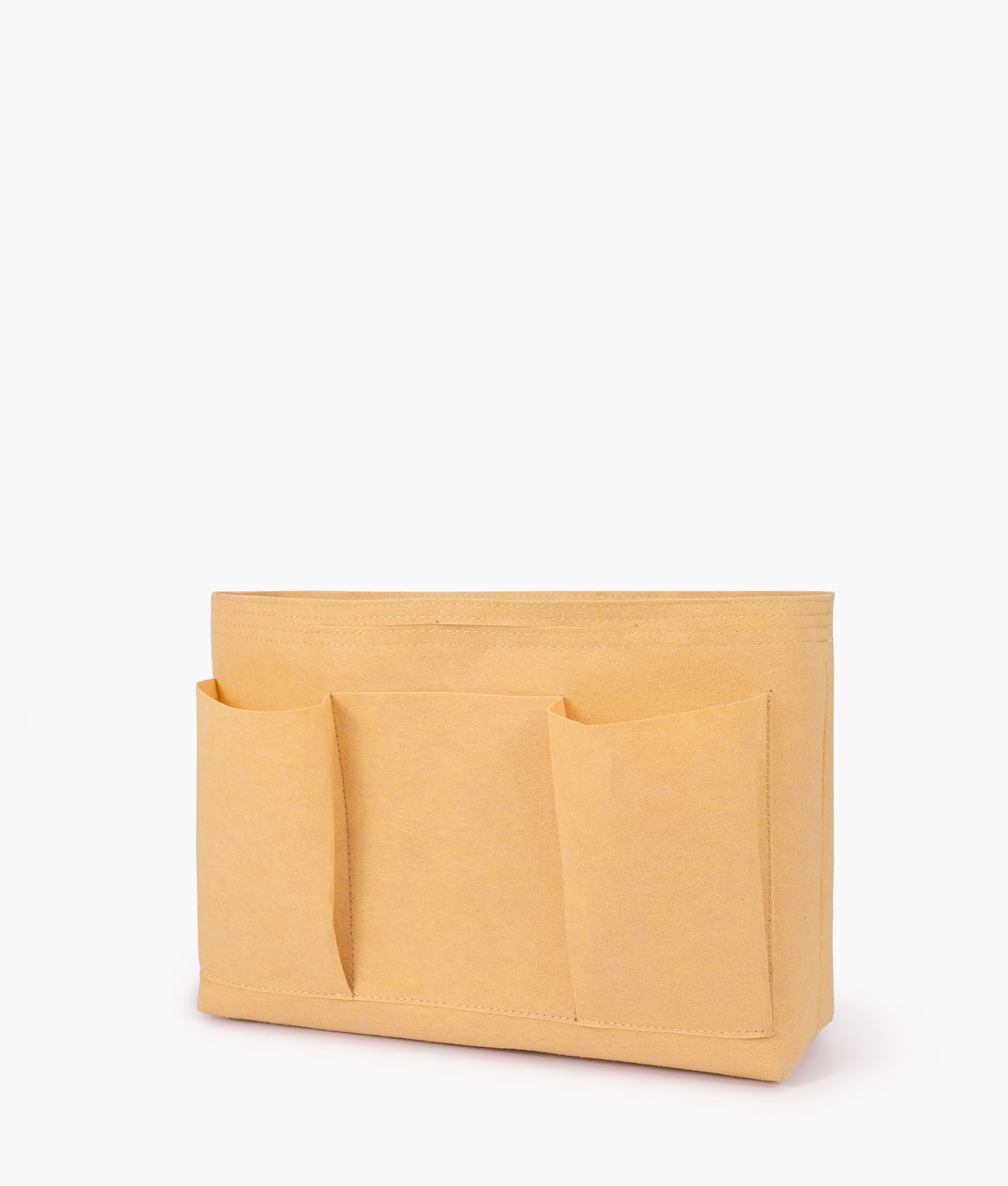 Beige Felt Organizer - Tan